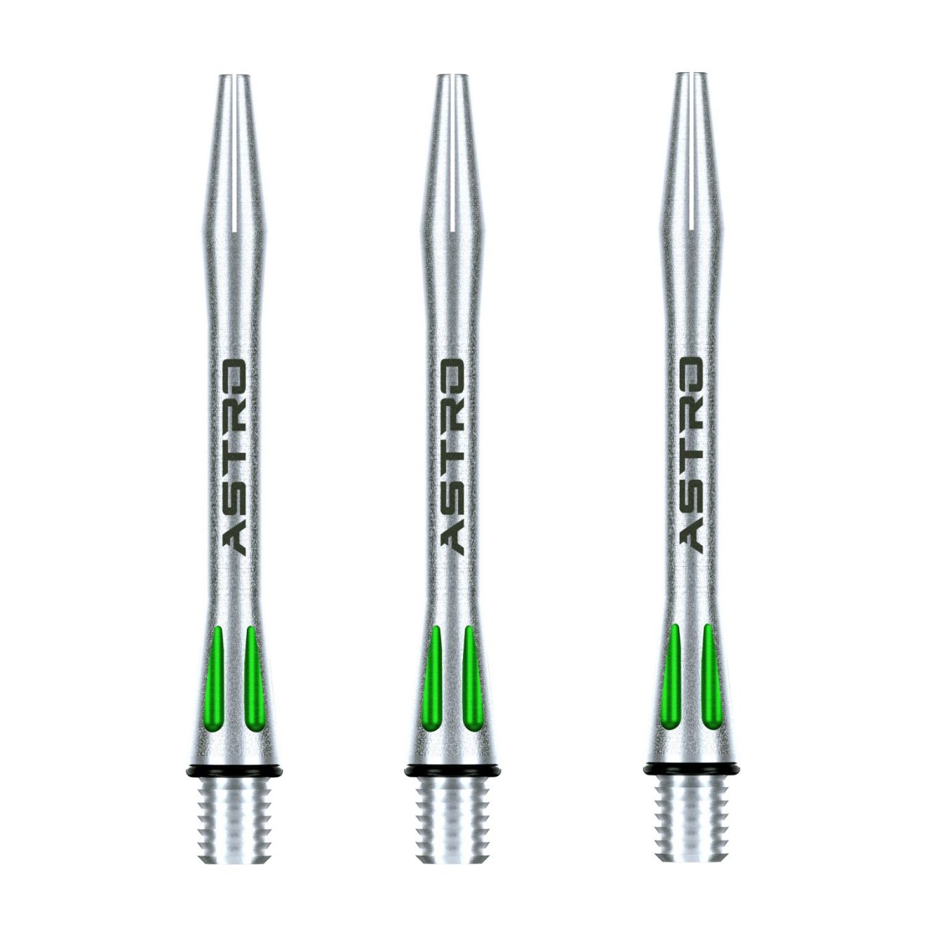 Winmau Násadky Astro Aluminium - midi - green | E-šipky